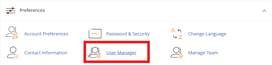 How to use User Manager in cPanel?